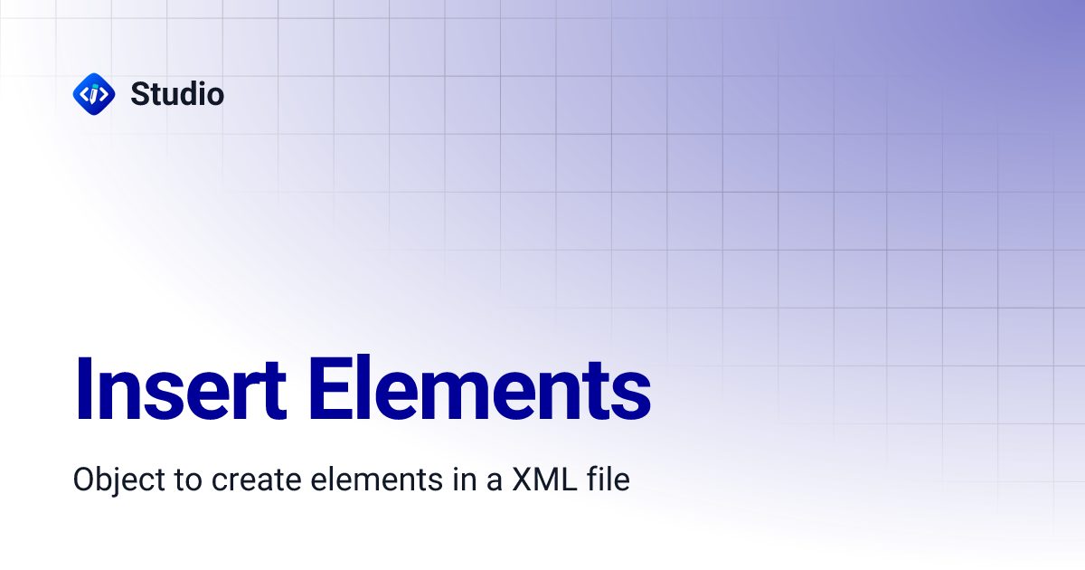 Insert Elements | Studio