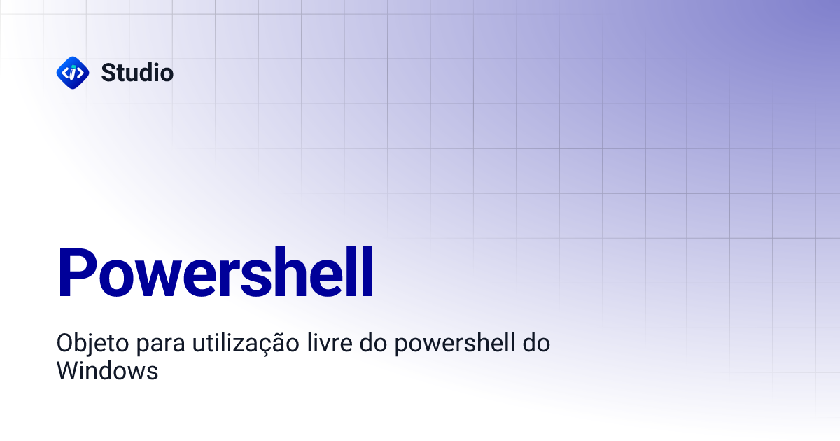 Powershell | Studio