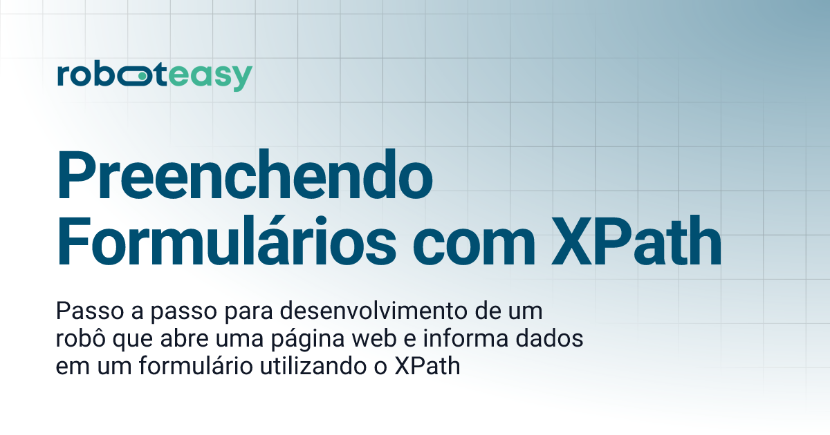 Preenchendo Formulários com XPath | Studio
