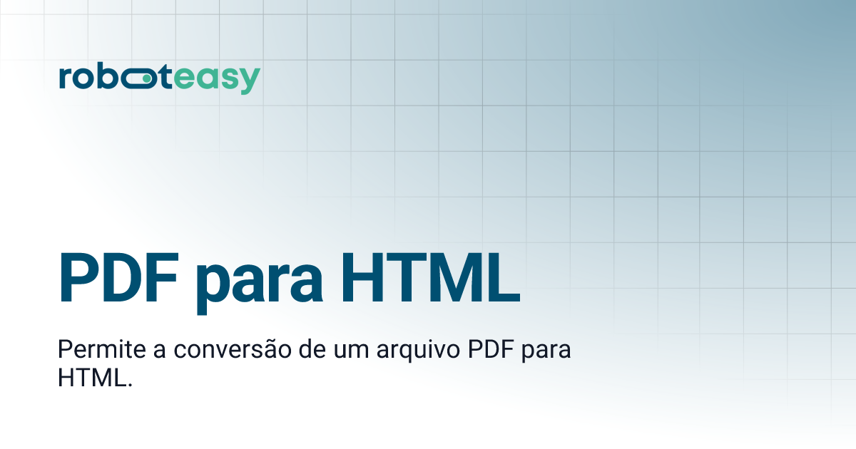 PDF para HTML | Studio