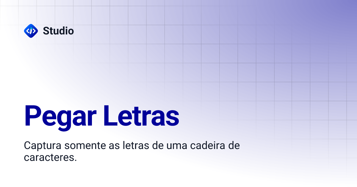 Pegar Letras | Studio