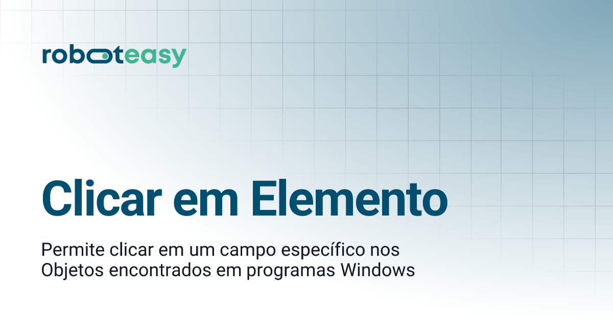 Clicar em Elemento | Studio