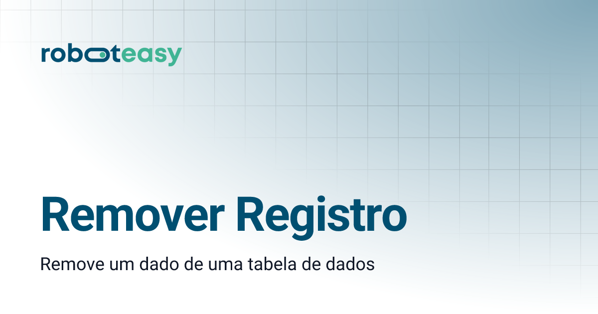 Remover Registro | Studio