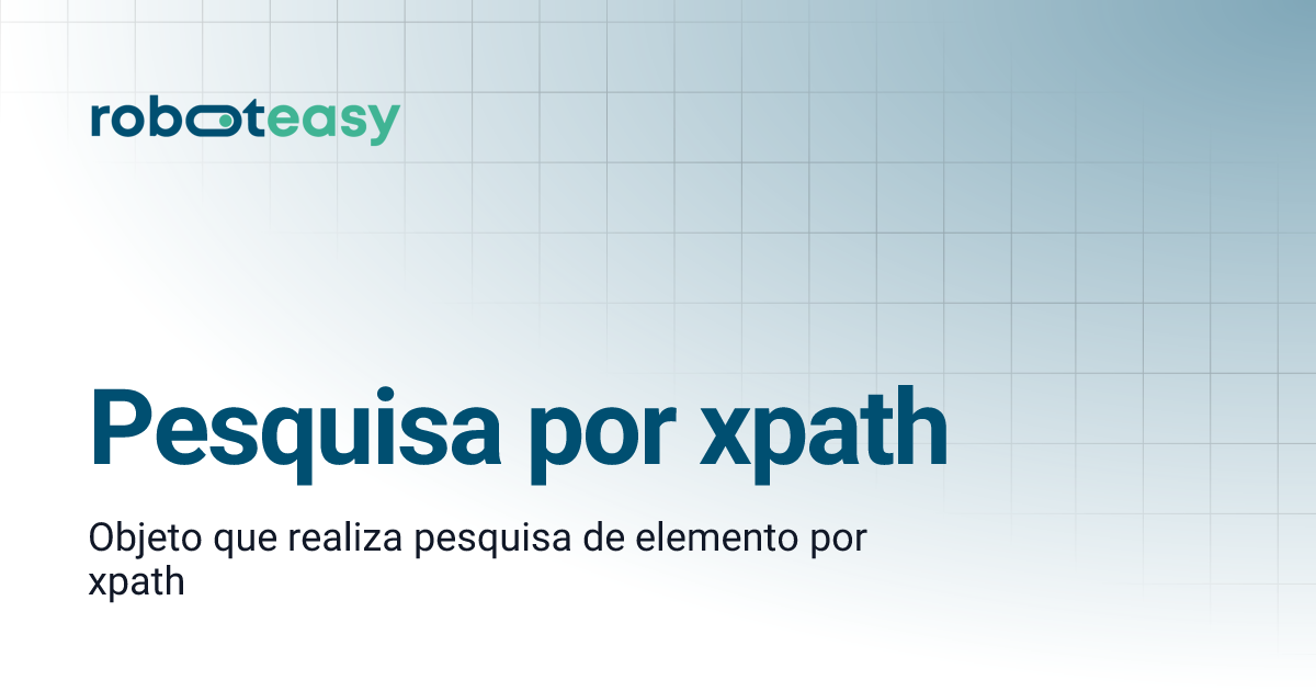 Pesquisa por xpath | Studio